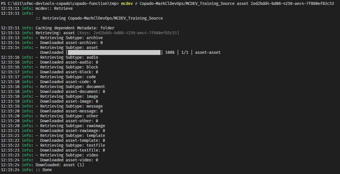 [bug] Retrieve With Asset Subtype With Key Not Filtering By Key · Issue 462 · Accenture Sfmc