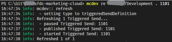 [BUG] refresh triggeredSendDefinition does not update email · Issue #663 · Accenture/sfmc ...