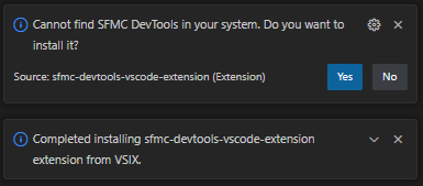 [BUG] warning about missing mcdev installation even though it's installed · Issue #21 ...