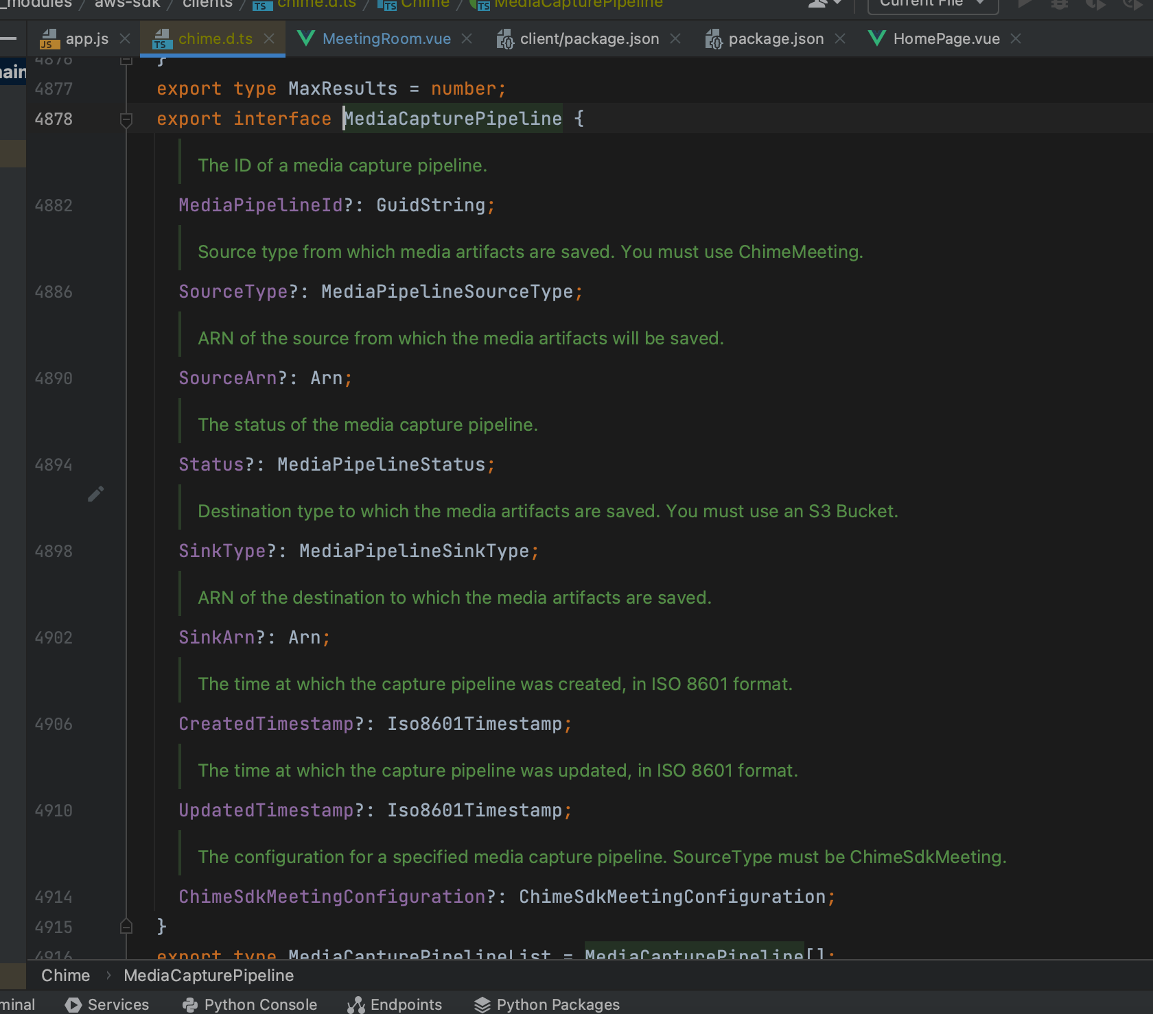 Createmediacapturepipeline Does Not Return Mediapipelinearn · Issue 2605 · Aws Amazon Chime Sdk