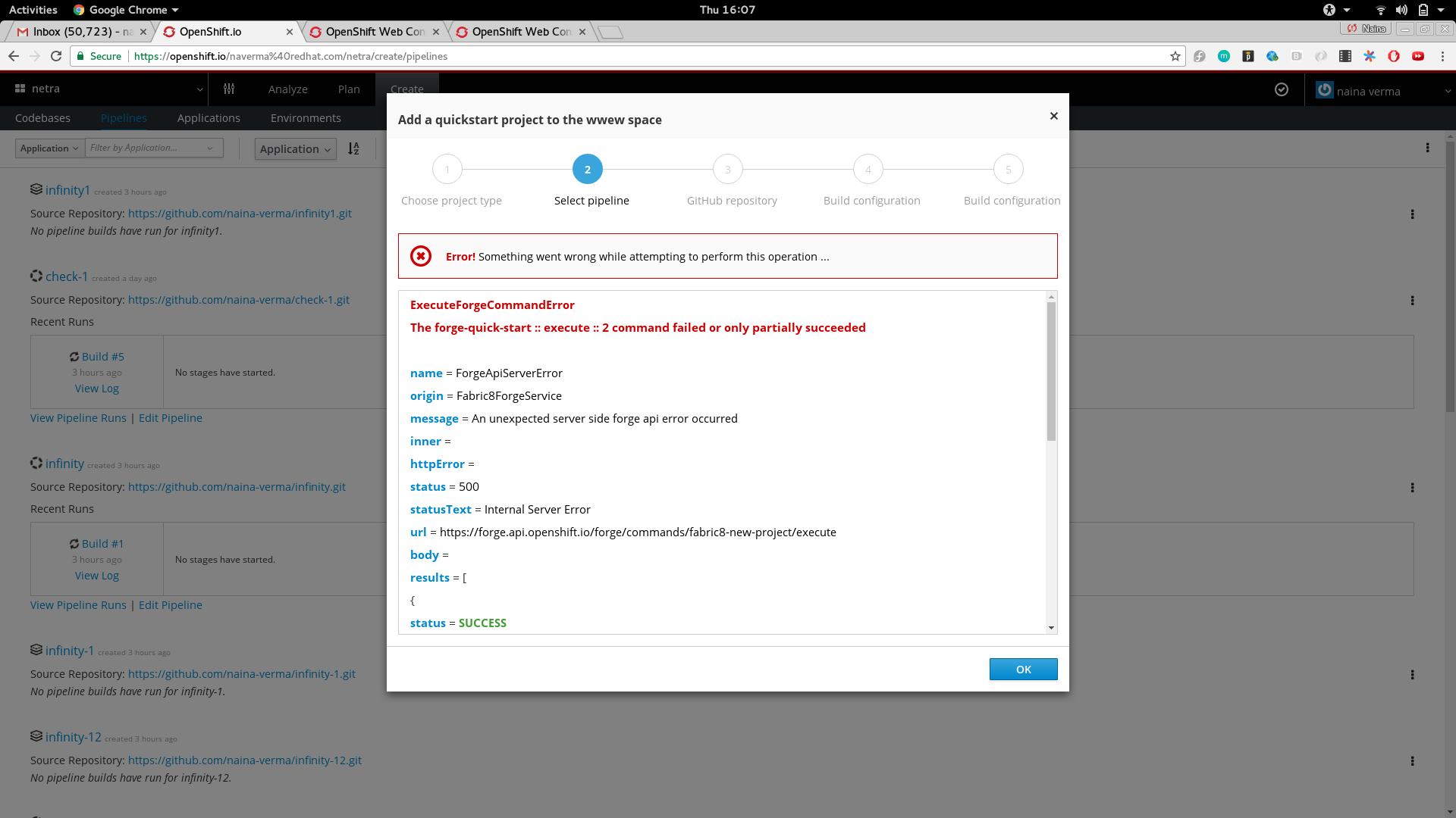 Failed to find Jenkins URL: java.lang.IllegalArgumentException · Issue #231 · openshiftio ...