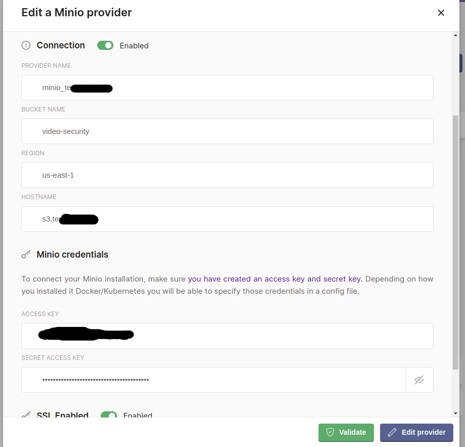 [docker Compose] Error With Connection To S3 Provider · Issue 11 · Kerberos Io Vault · Github