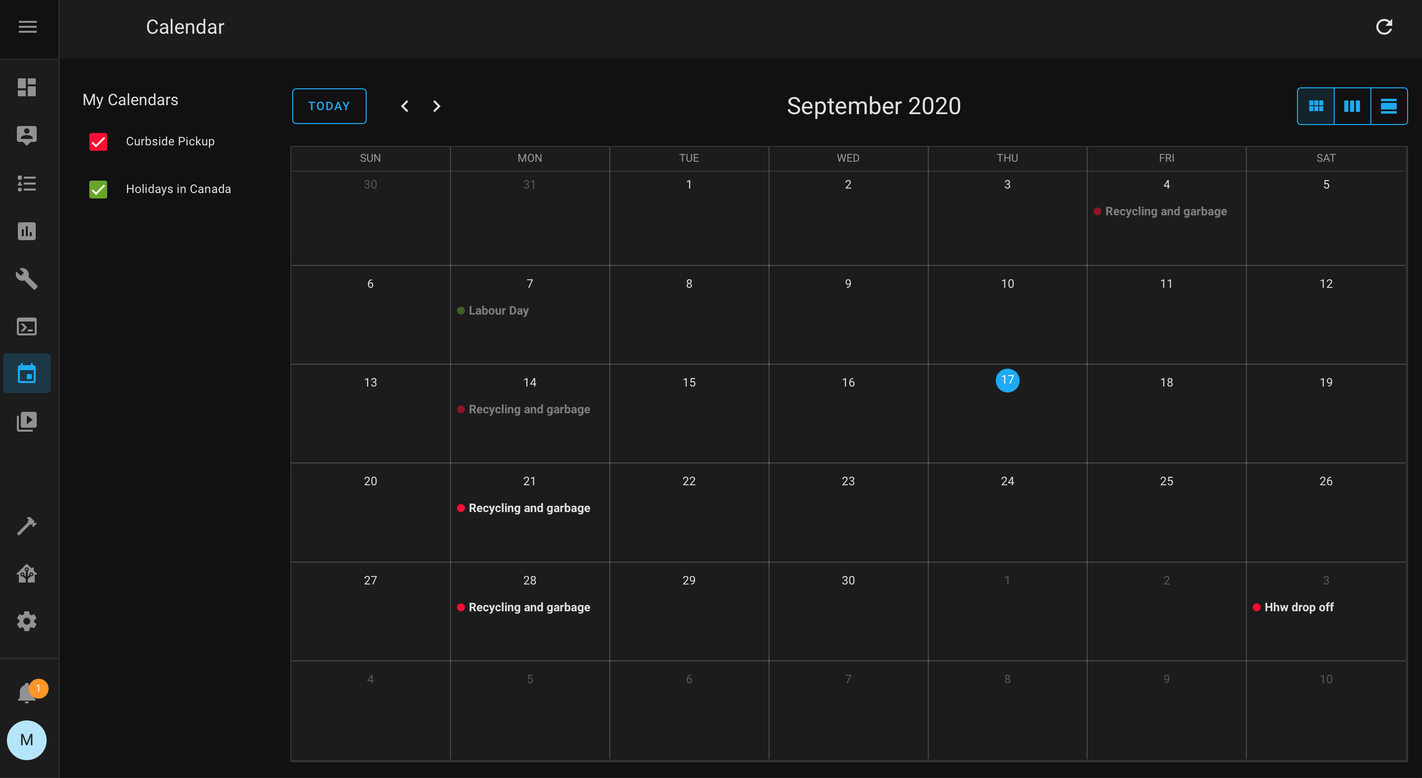 Calendar card: Does not fill vertical space in panel view · Issue #7041 · home-assistant ...
