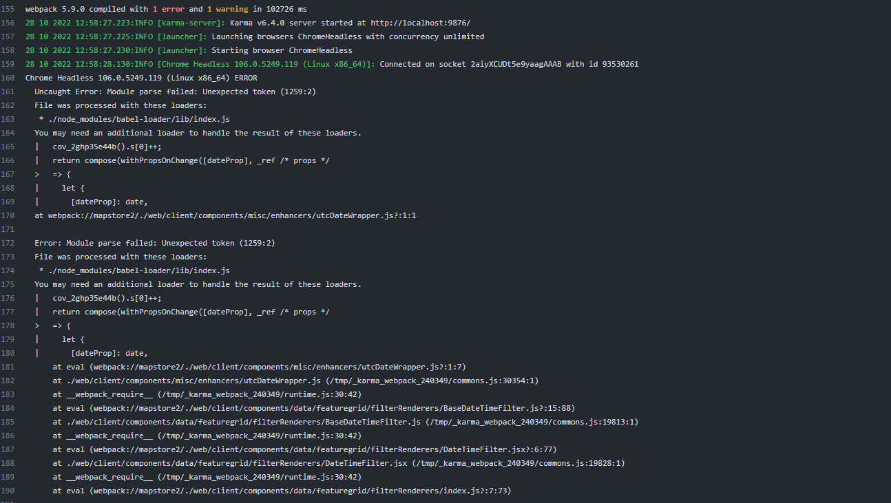 Frontend Test And Build Github Actions Are Failing · Issue 8743 7970