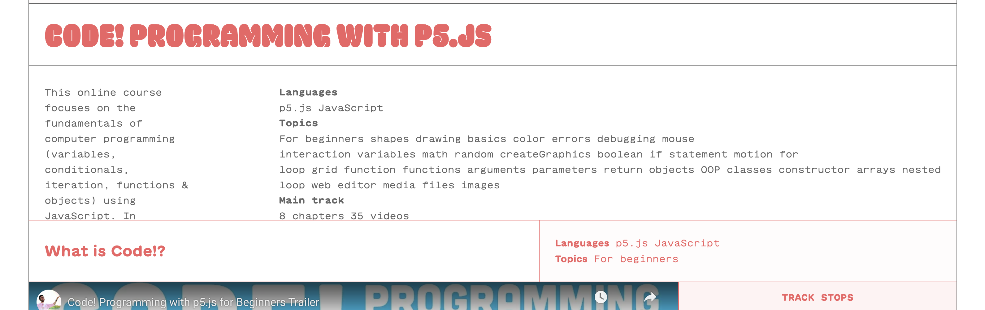 Layout with many many topics · Issue #132 · CodingTrain/thecodingtrain.com · GitHub