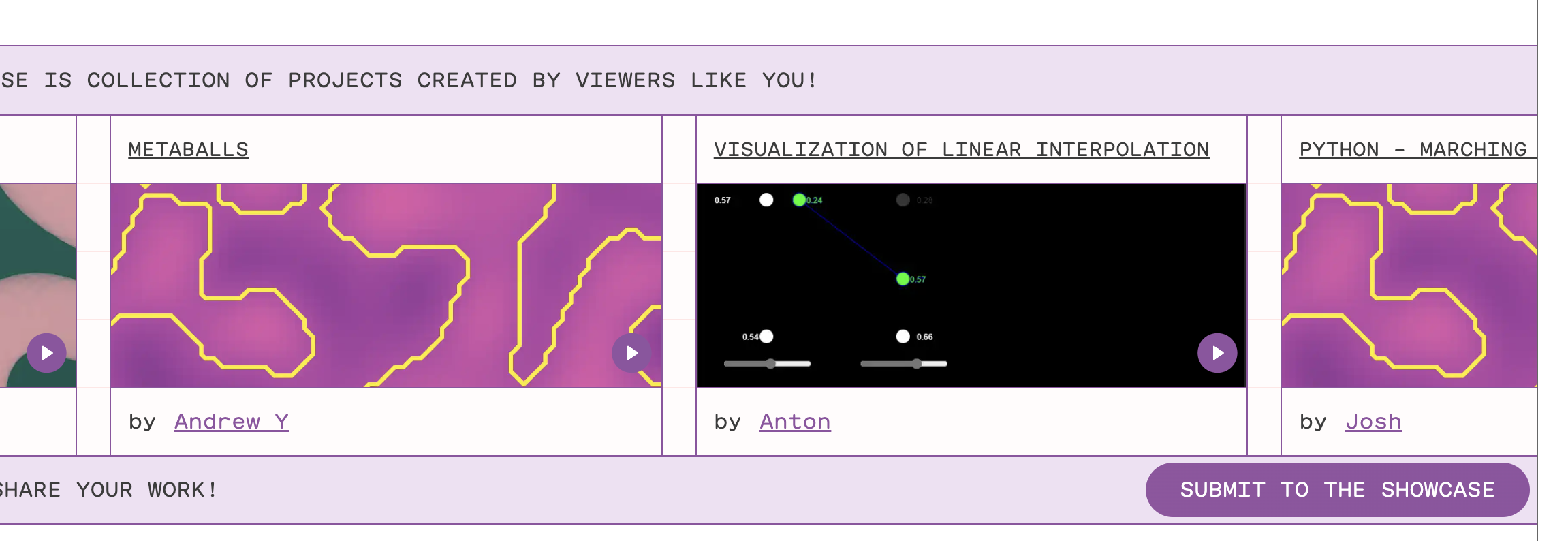Missing thumbnail images for (older) showcase contributions · Issue #1057 · CodingTrain ...