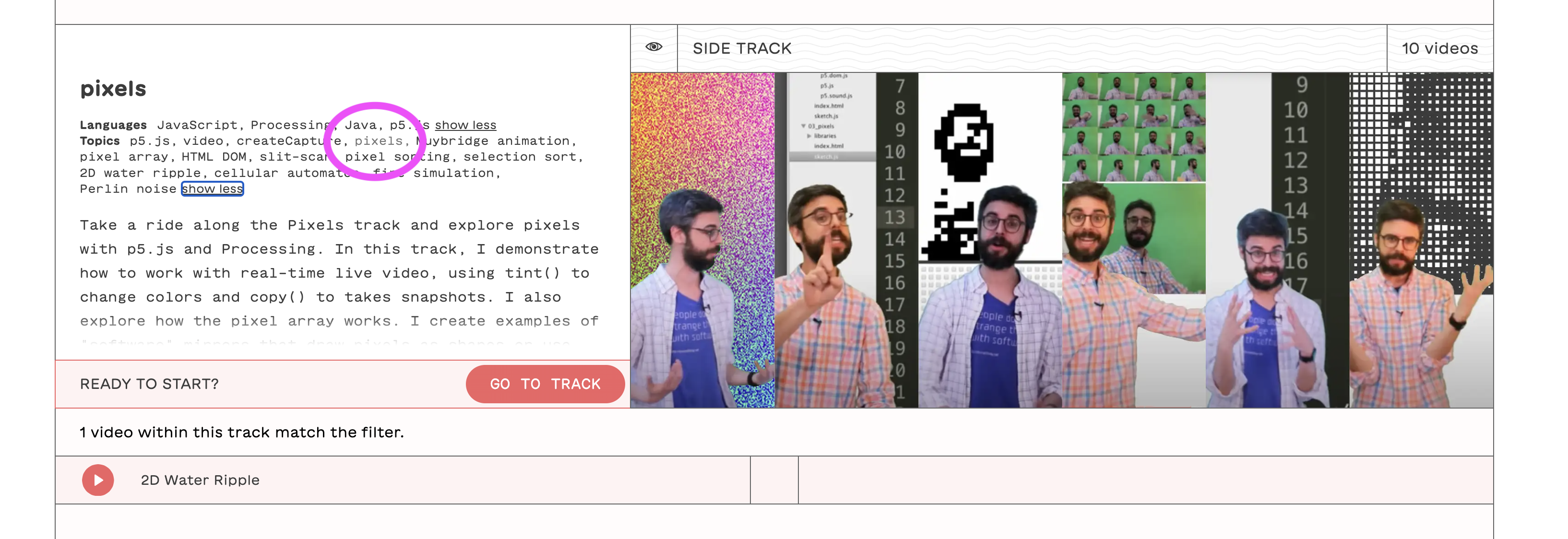 track topics pages not updating? · Issue #1257 · CodingTrain/thecodingtrain.com · GitHub