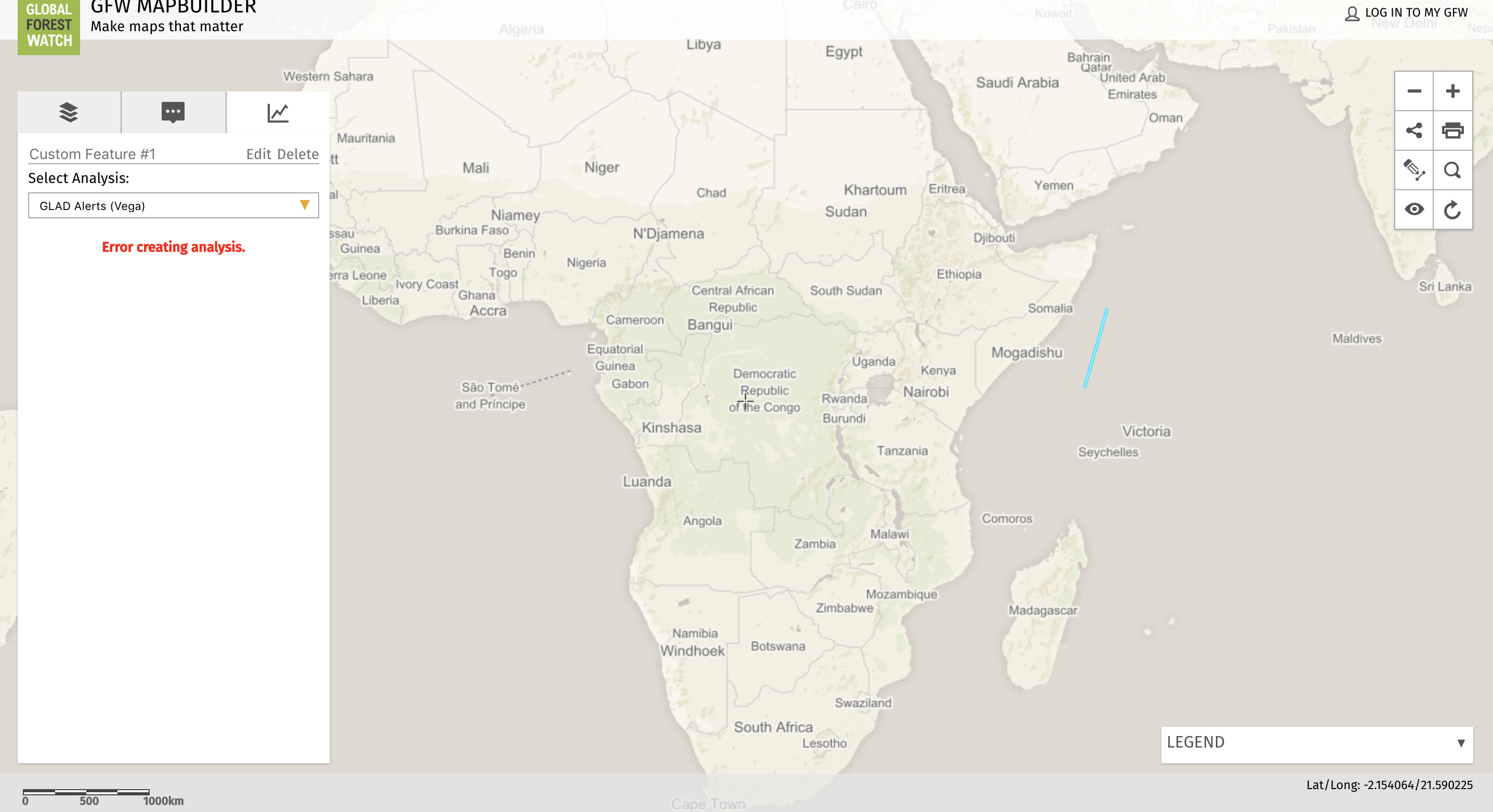 Show error message in case analysis fails · Issue #261 · wri/gfw-mapbuilder · GitHub