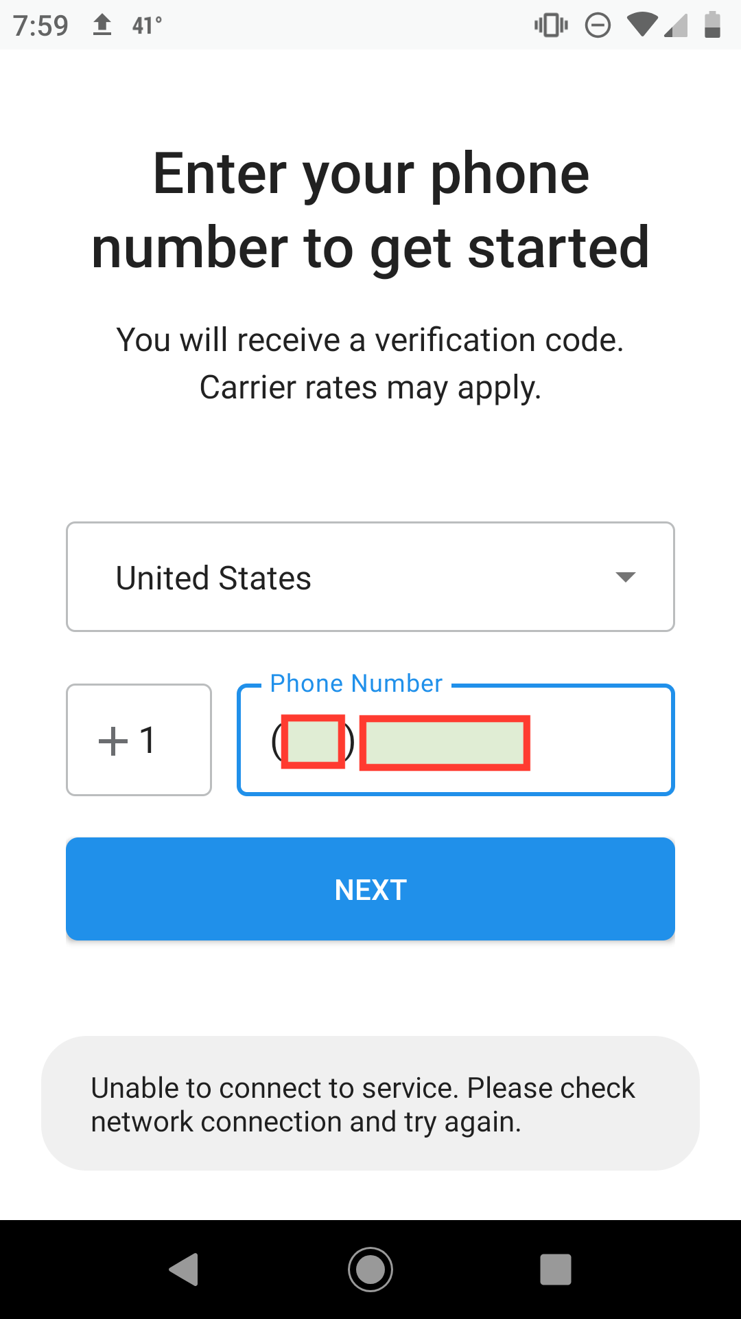 cannot re-register signal after attempting to move back to an android phone from an apple phone ...
