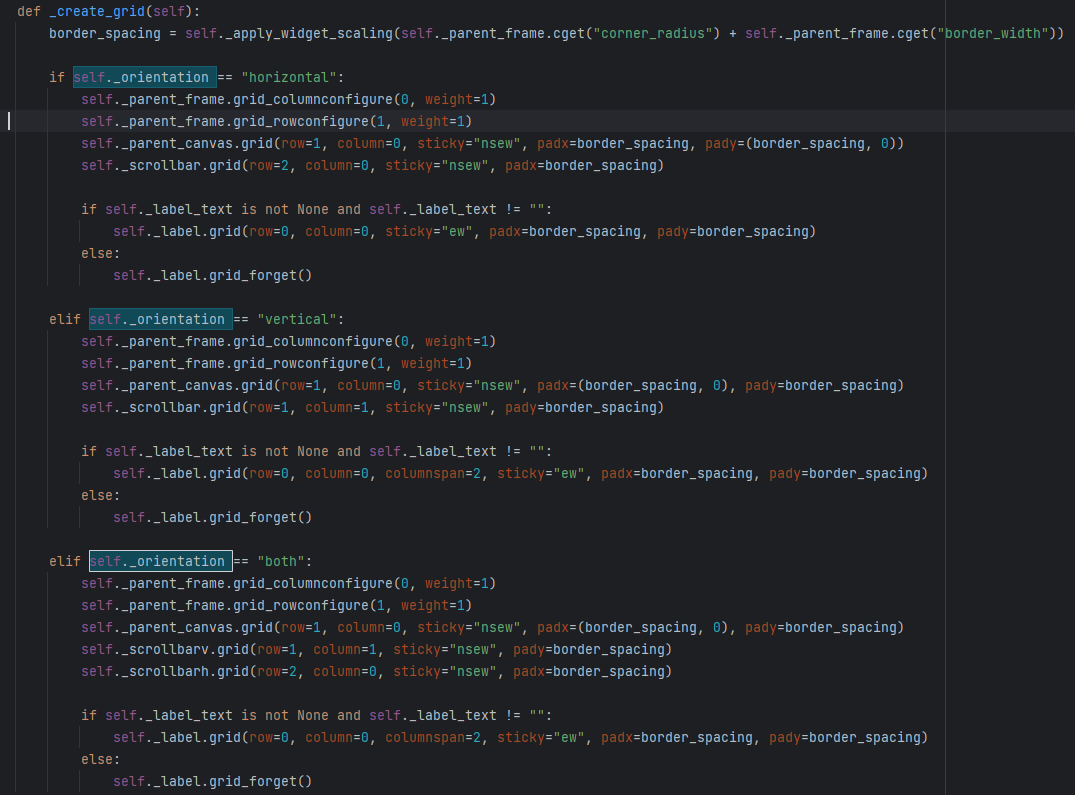 CTkScrollableFrame for both axes · TomSchimansky CustomTkinter ...