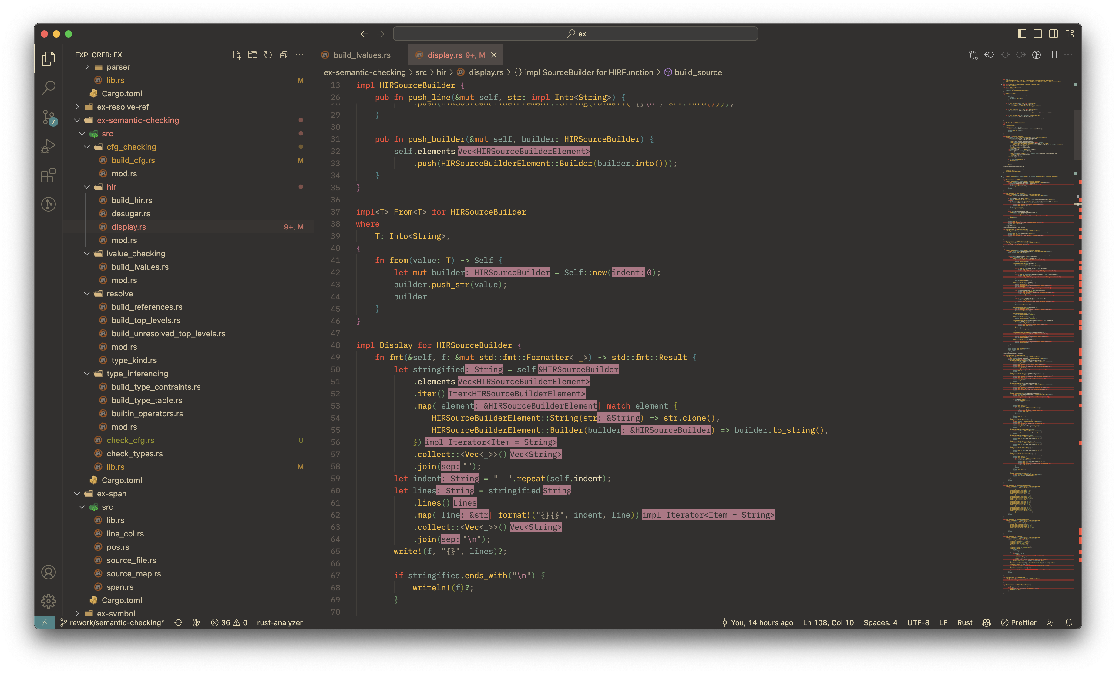 Display hunks/diagnostics/search results in scroll bar · Issue #4866 · zed-industries/zed · GitHub