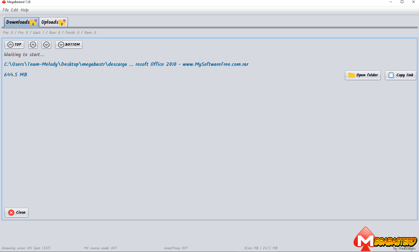 How to start the download? · Issue #247 · tonikelope/megabasterd · GitHub