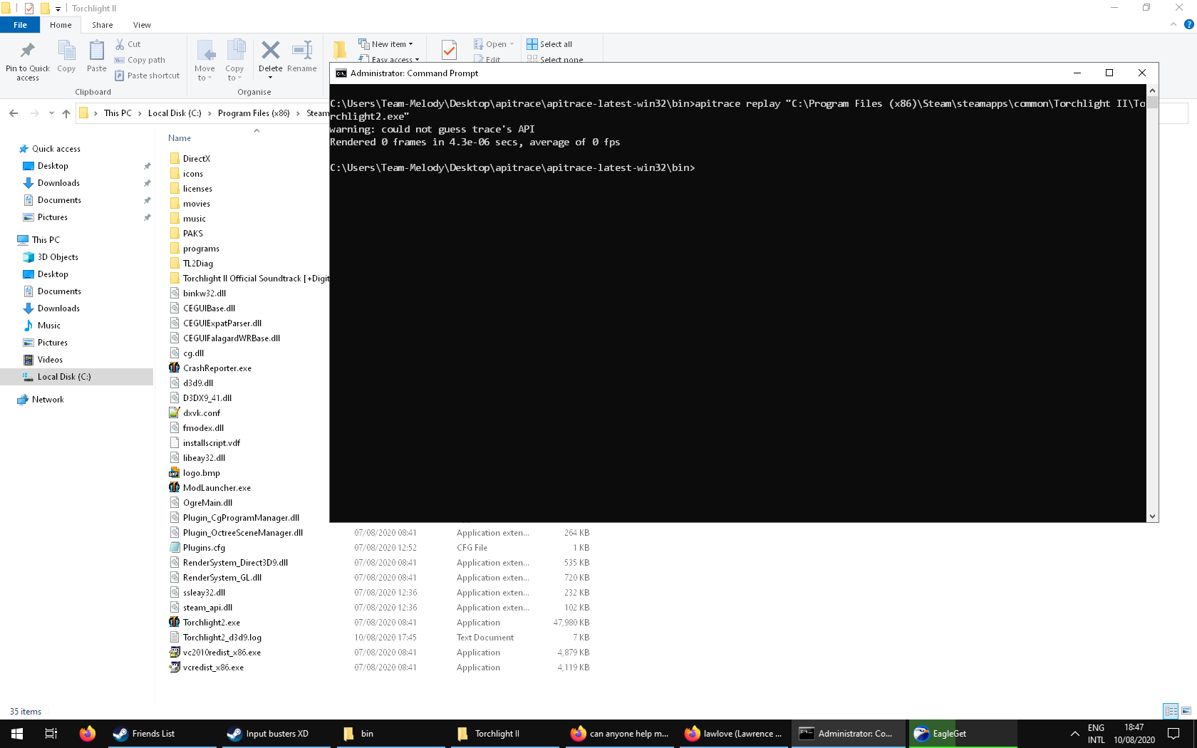 can anyone help me i want to do an apitrace · Issue #682 · apitrace/apitrace · GitHub