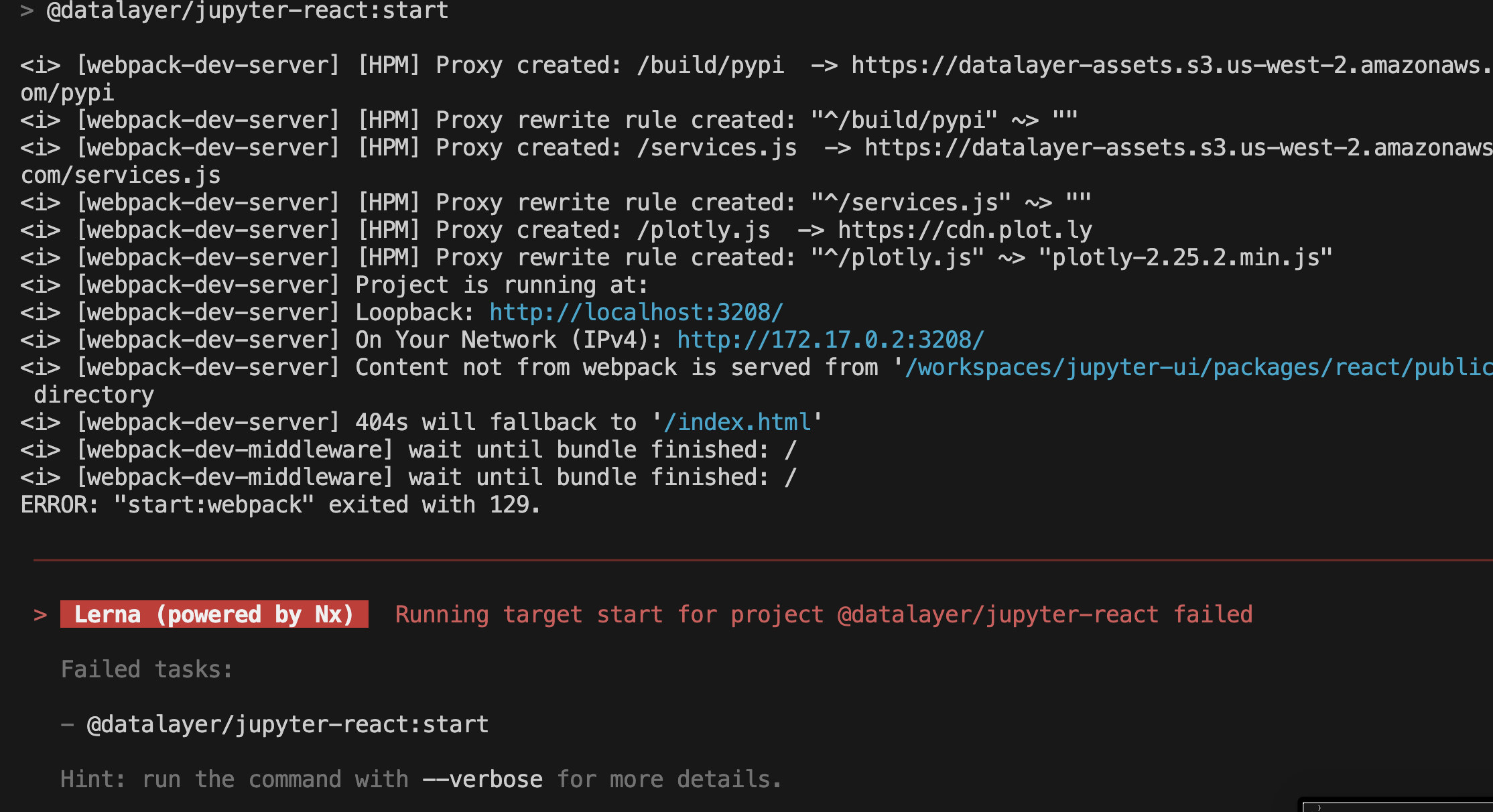 Build Issue - `yarn install` issue · Issue #101 · datalayer/jupyter-ui · GitHub