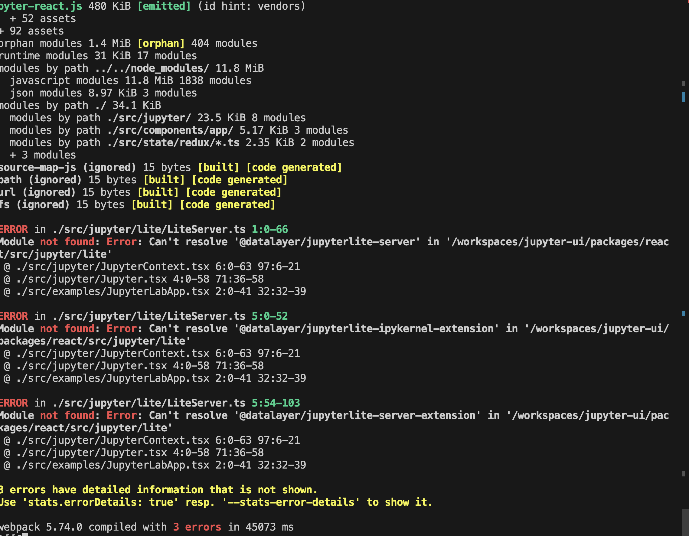 Build Issue `yarn Install` Issue · Issue 101 · Datalayerjupyter Ui · Github 