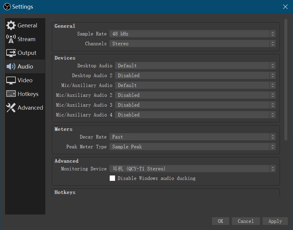 Quad mic resolving channel mapping chaos in OBS Studio · Issue #3443 ...