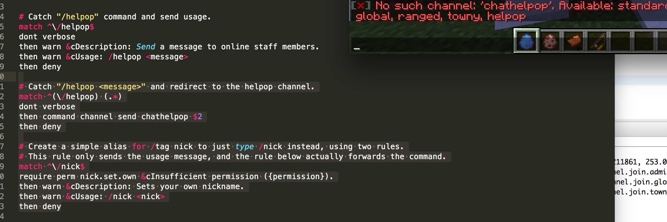 1.12.2. ChatControlRed. Forwarding message of the /helpop command does not work · Issue #2206 ...