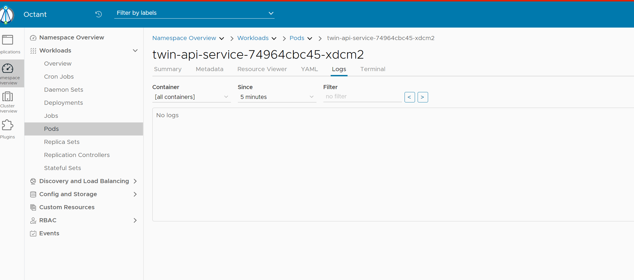 Octant crash on Windows : panic: runtime error: invalid memory address or nil pointer ...