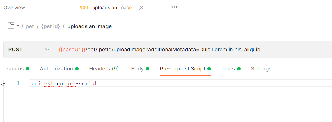 [FEATURE] Support Postman pre-request script and tests when Importing ...