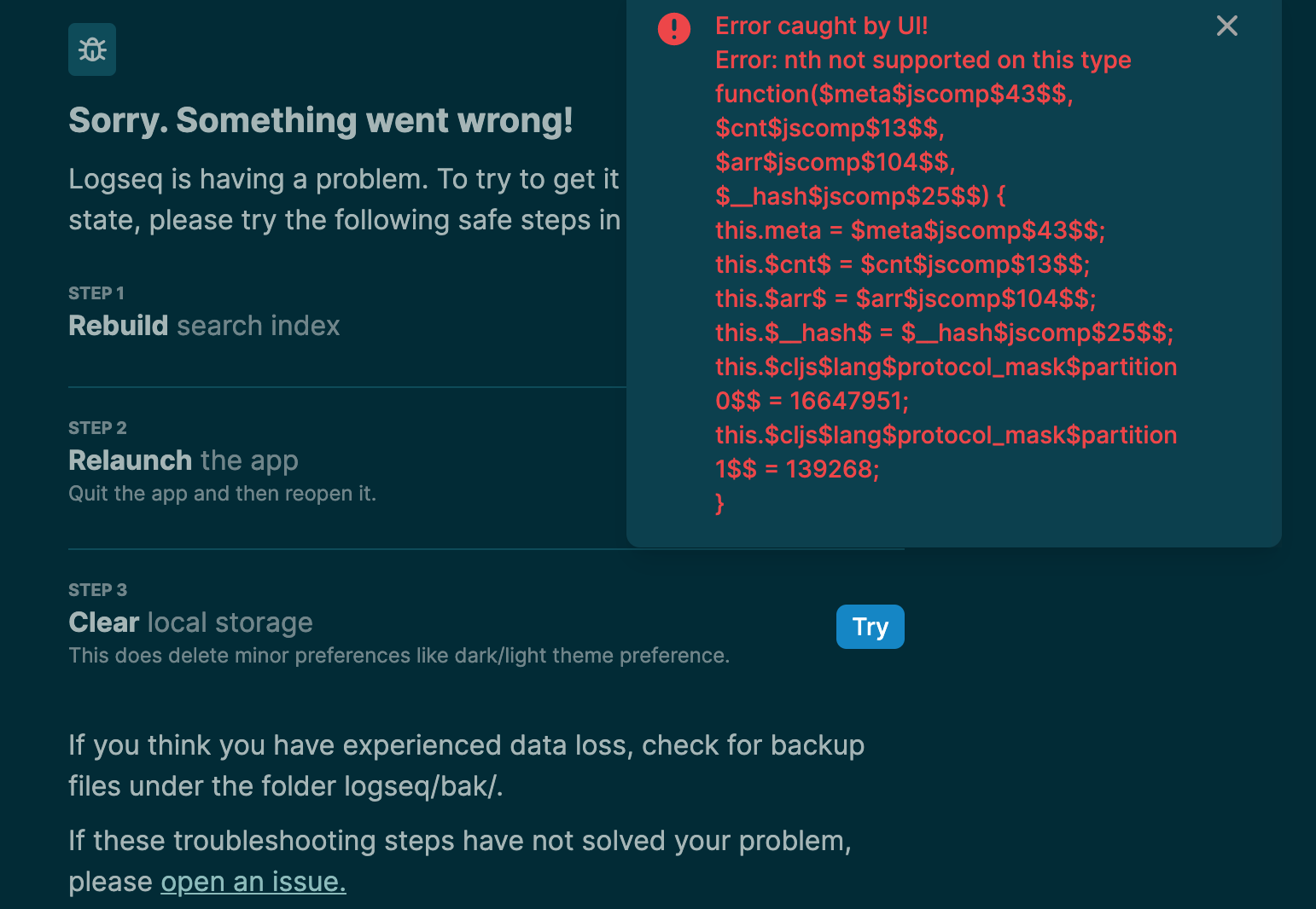 File Data Lose · Issue 5797 · Logseqlogseq · Github