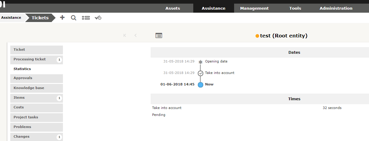 take into account time summary display in ticket timeline · Issue #4116 · glpi-project/glpi · GitHub