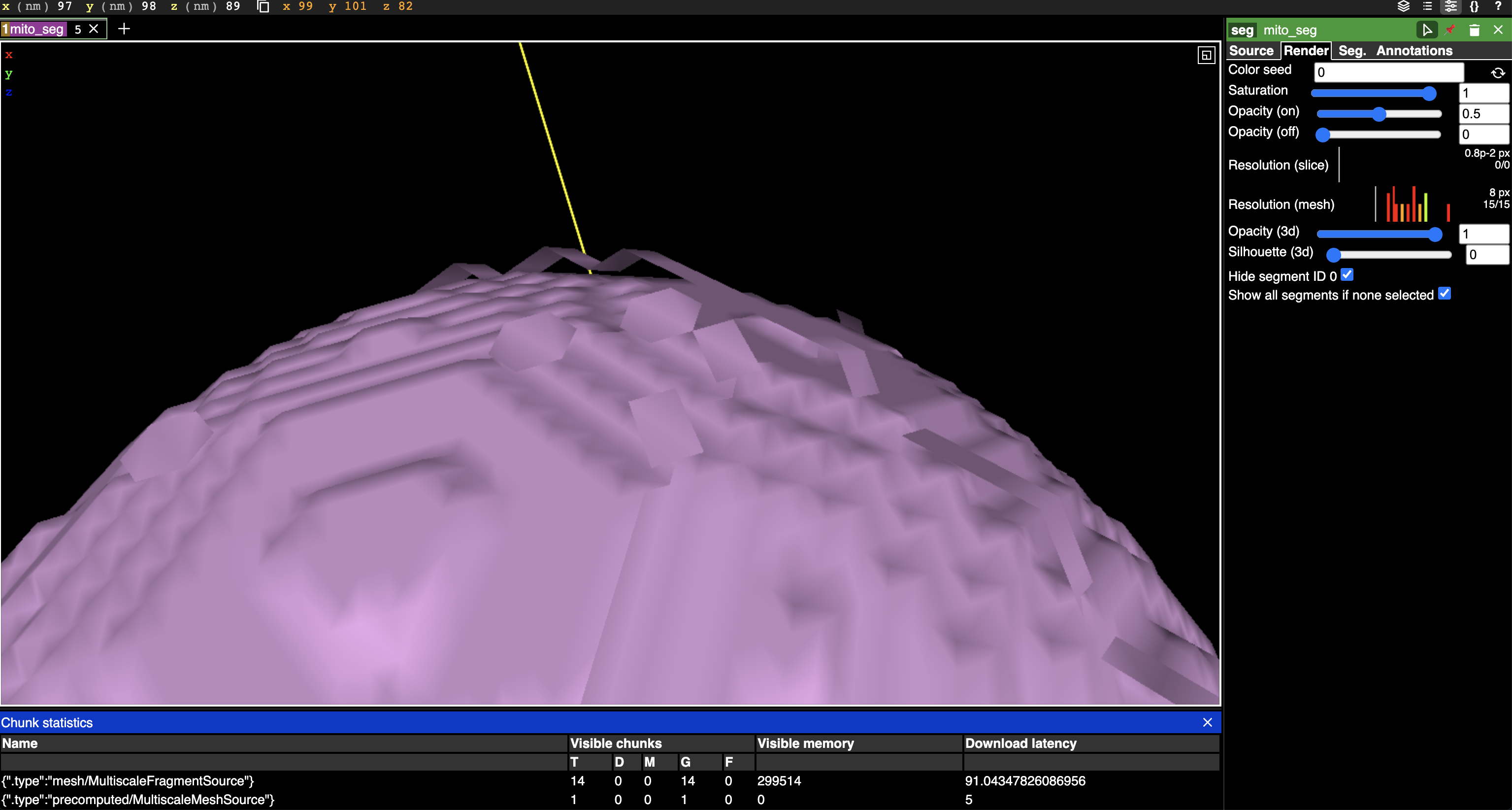 Parts of low resolution chunks loading when they shouldn't? · Issue #307 · google/neuroglancer ...