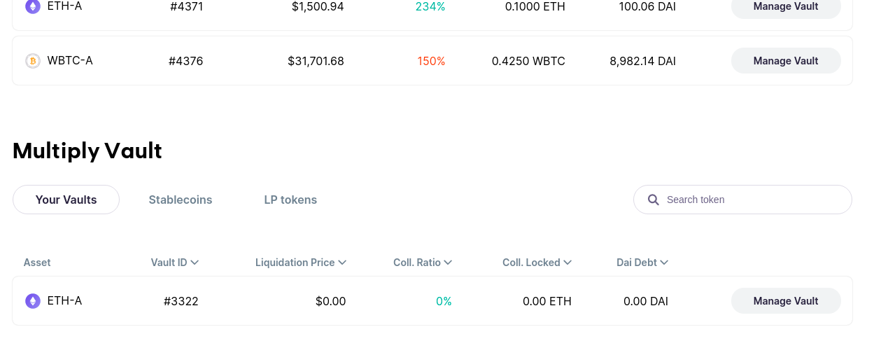 Add multiply vaults to table by pacxiu · Pull Request #359 · OasisDEX/oasis-borrow · GitHub