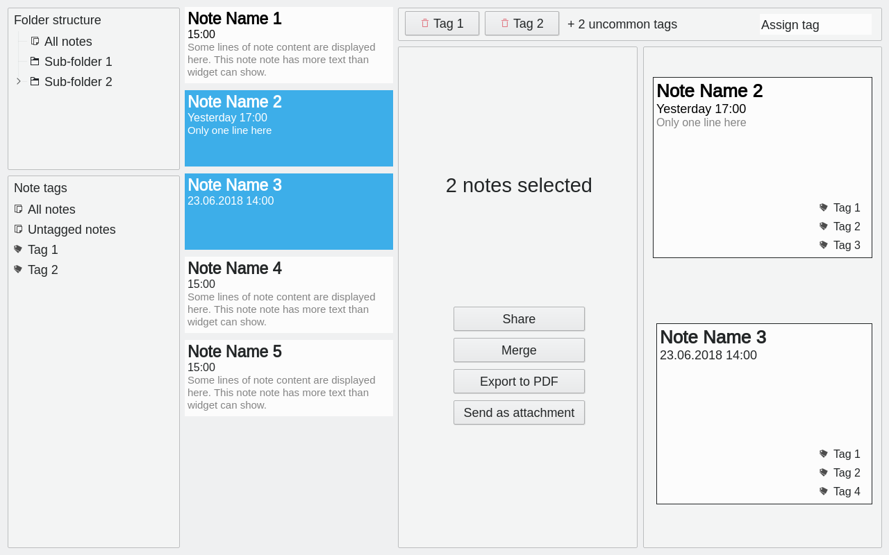 Working with multiple notes user interface · Issue #949 · pbek ...