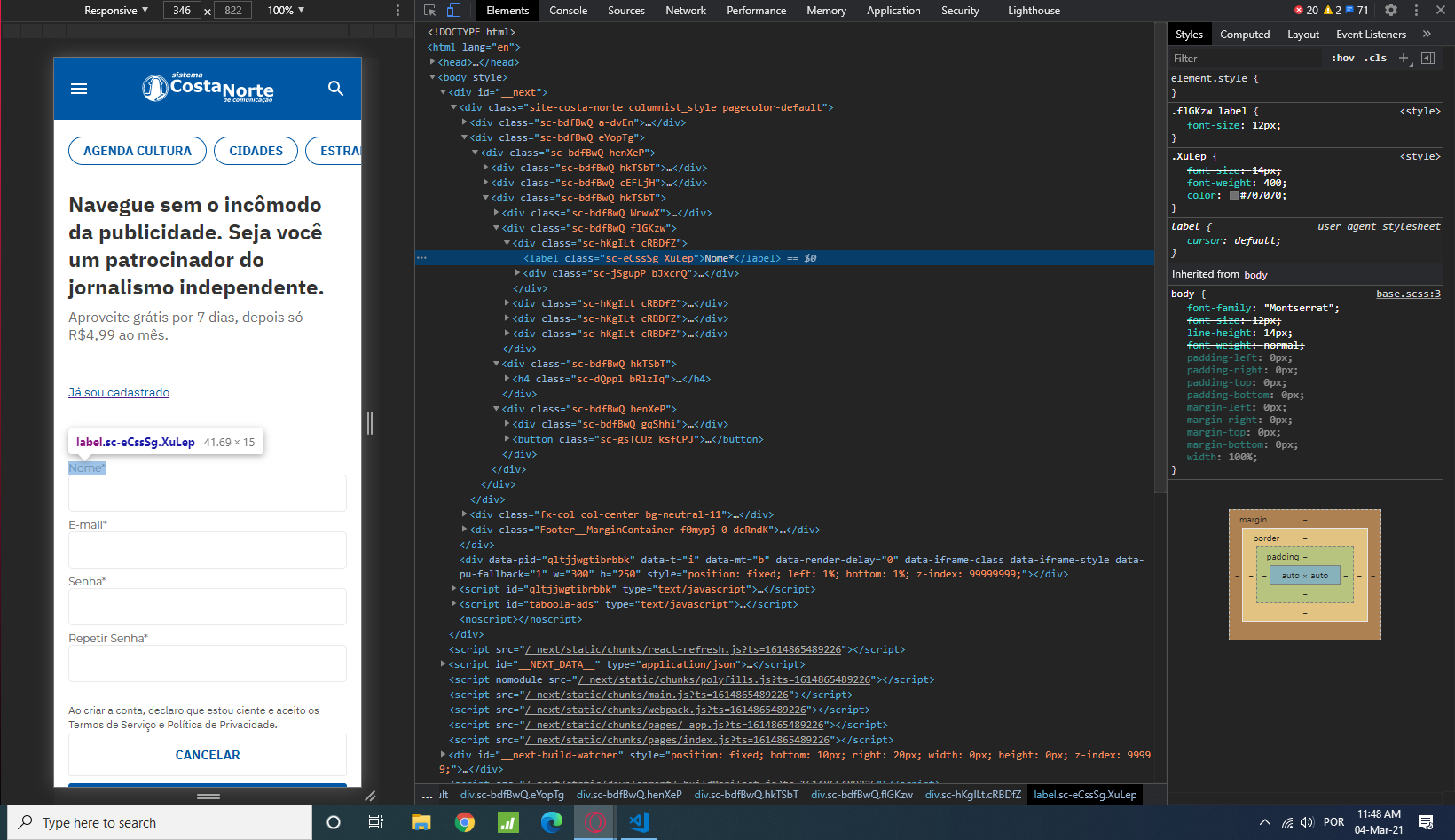 O font-family não está aplicando a regra no label do Field · Issue #116 · xproglabs/prensa ...
