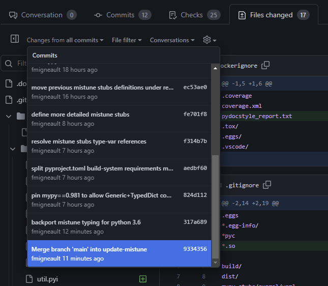 Confusing tabs navigation in PR between commits and files changed · community · Discussion ...