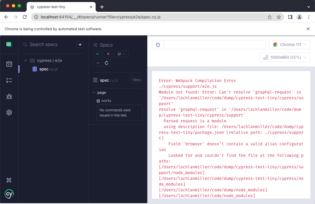Error Cant Walk Dependency Graph Cannot Find Module Graphql Request 