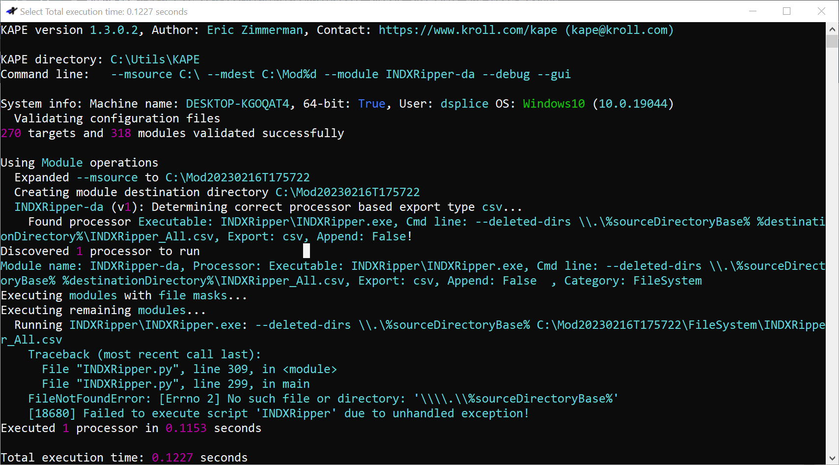 Variable %sourceDirectoryBase% Is Not Expanded · Issue #763 · EricZimmerman/KapeFiles · GitHub
