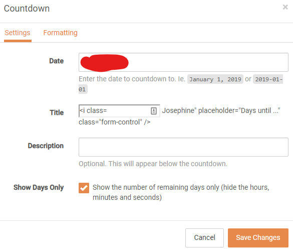 Broken edit countdown block · Issue #482 · dakboard/Cloud-Platform · GitHub