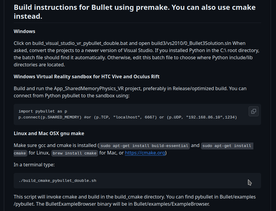 Why Are Bullet And Pybullet So Intermingled · Issue 4546 · Bulletphysics Bullet3 · Github
