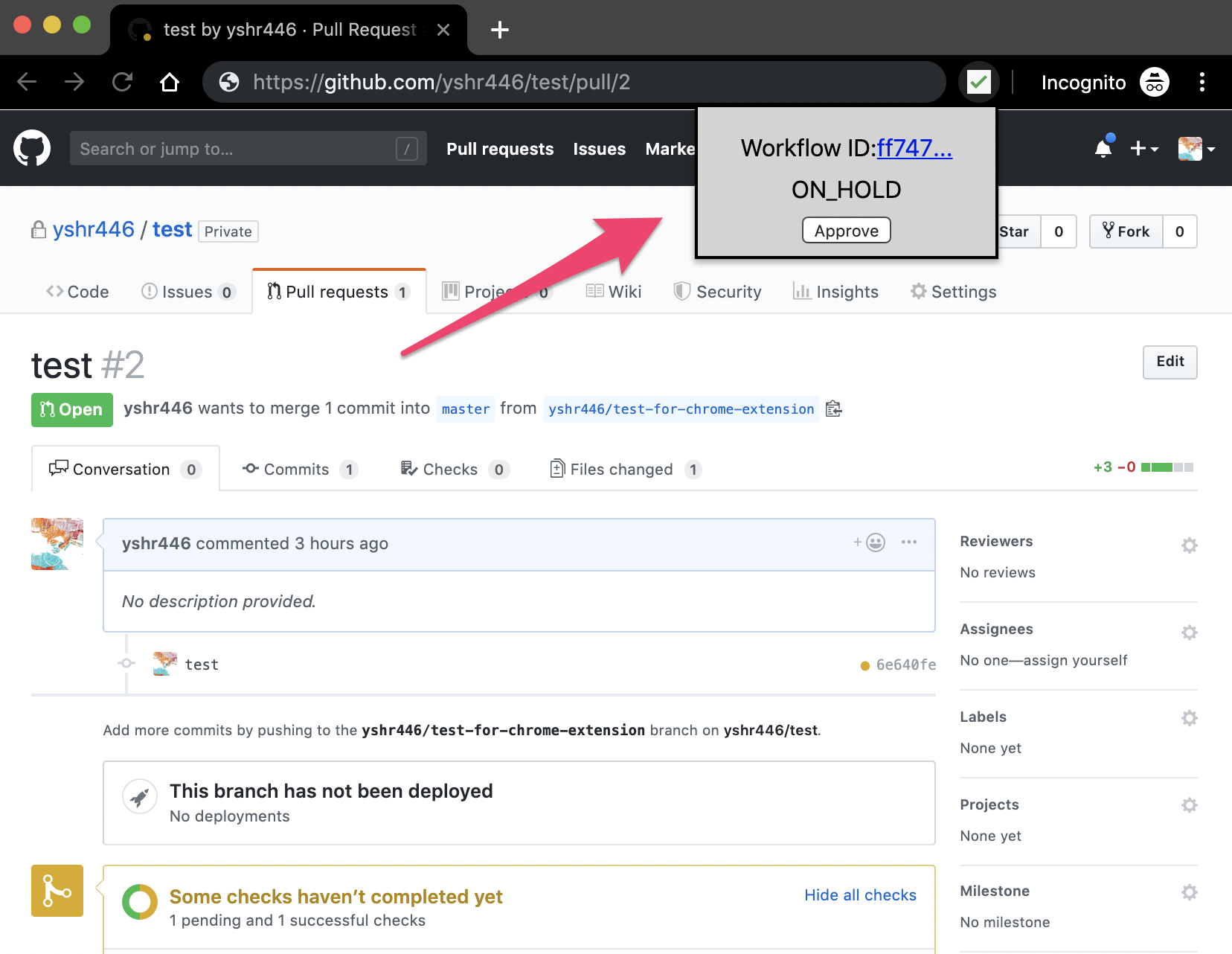 GitHub - yoshimaru46/approve-circle-ci: Approve Holded CircleCI job from GitHub page