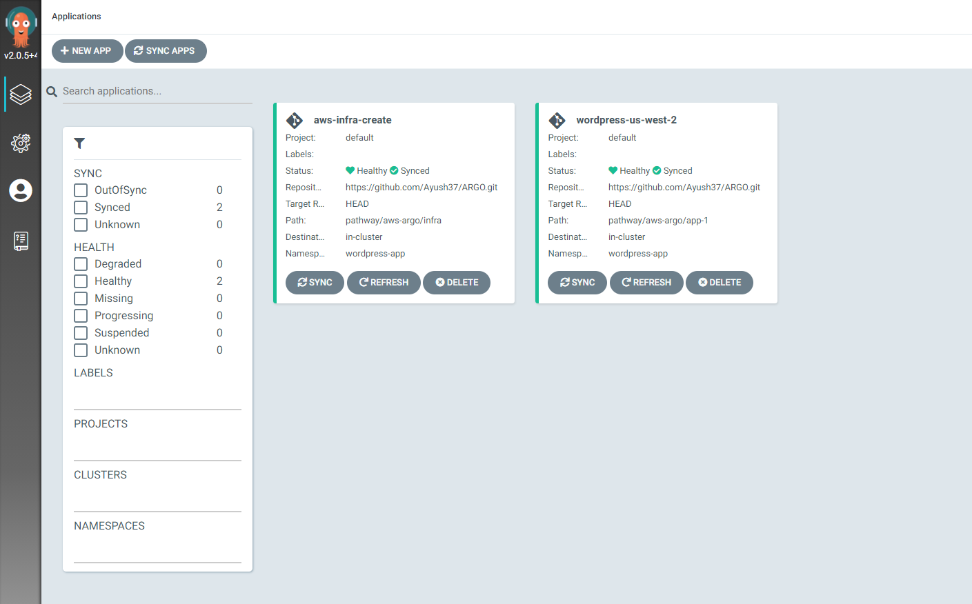GitHub - Ayush37/ARGO: ARGO CD and ARGO Workflow demo