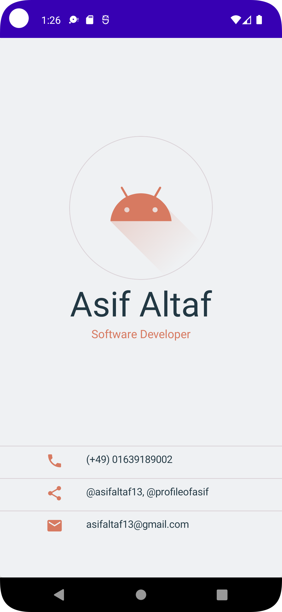 GitHub - asifaltaf13/BusinessCard: A business card created with jetpack compose.