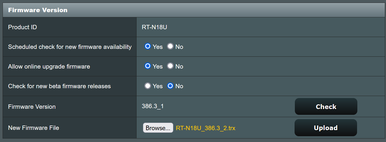 [386.3_1] Unable to update firmware · Issue #63 · gzenux/asuswrt-rtn18u · GitHub