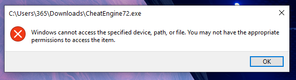 Crash on launch: "Windows cannot access the specified device, path, or file." · Issue #1496 ...