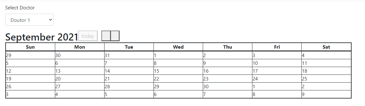 Fullcalendar Is Not Loading Issue 2 Bhrugen Appointmentscheduler