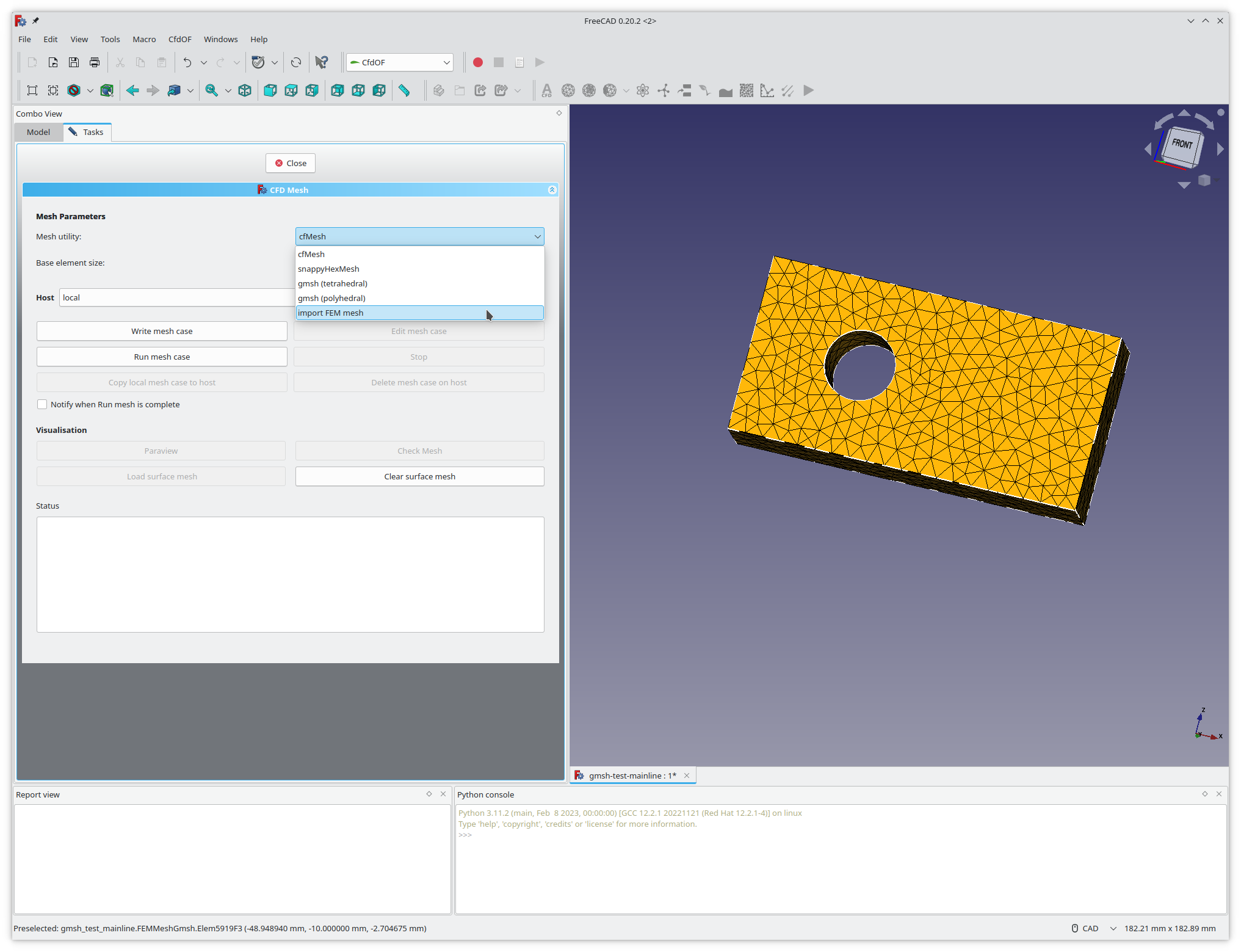 Proposal: add boundary layer meshing option to gmshing. · Issue #78 · jaheyns/CfdOF · GitHub