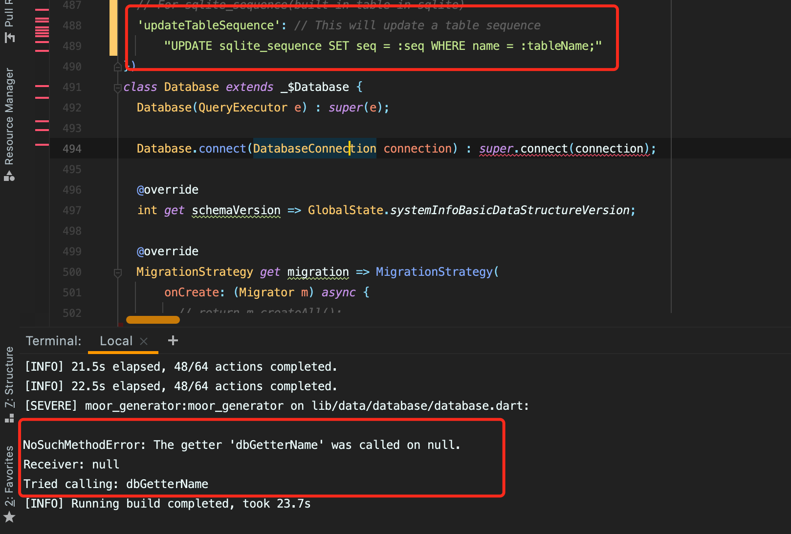 How to use Moor to set the start value of sqlite sequence? · Issue #1452 · simolus3/drift · GitHub