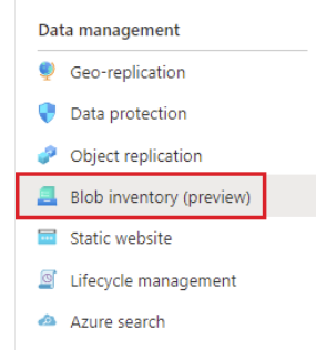 blob inventory is not in preview anymore · Issue #104831 · MicrosoftDocs/azure-docs · GitHub