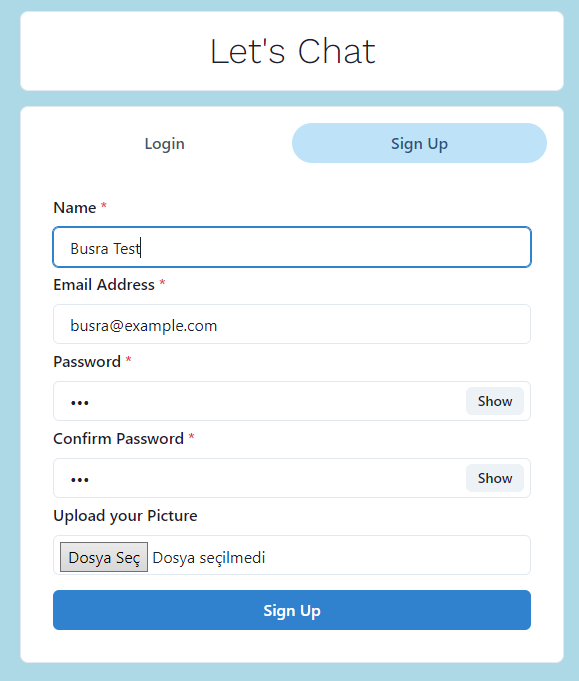 GitHub - odacibusra/ChatApplication