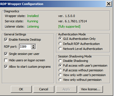 Allow to start custom programs · Issue #511 · stascorp/rdpwrap · GitHub
