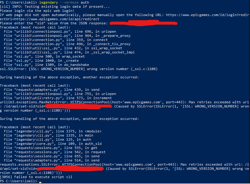Cannot login · Issue #282 · derrod/legendary · GitHub