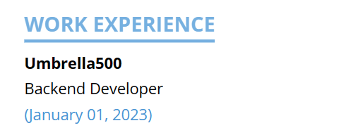 [BUG] `Present` does not shows up if end date left empty in work experience section. · Issue ...