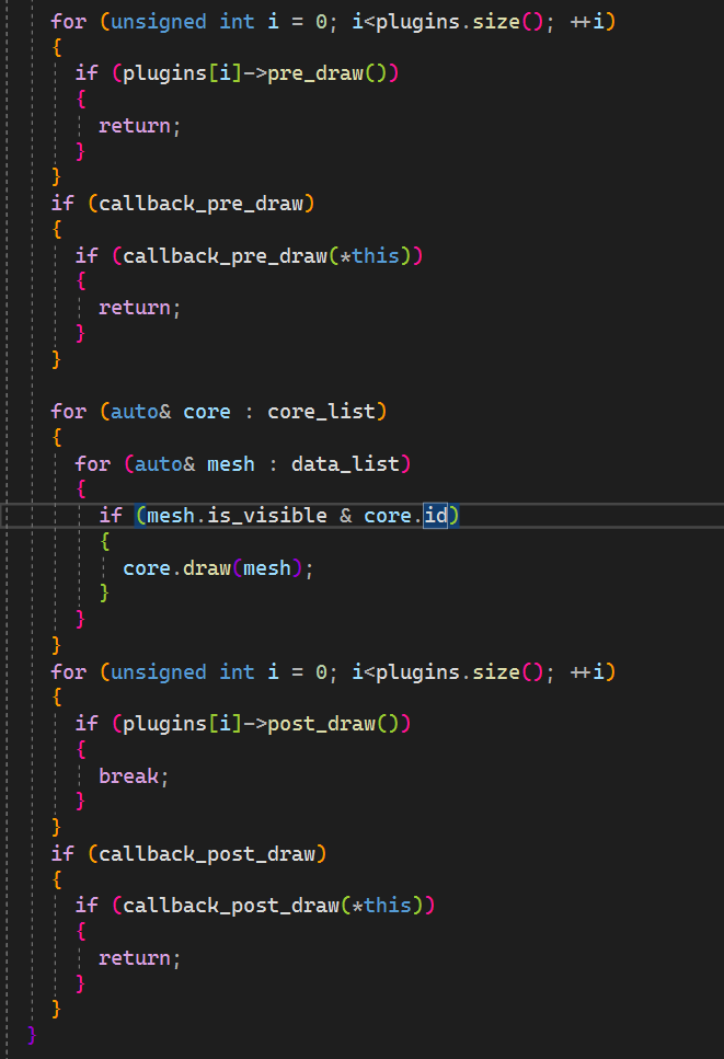 Is `callback Post Draw` Really Doing Anything · Issue 1354 · Libigl Libigl · Github