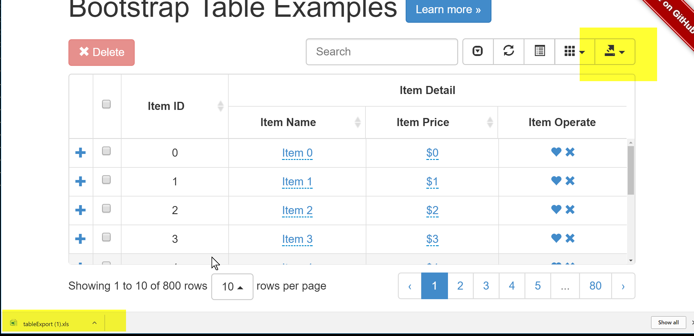 Export Table To Excel Is Not Working Issue 3592 Wenzhixin
