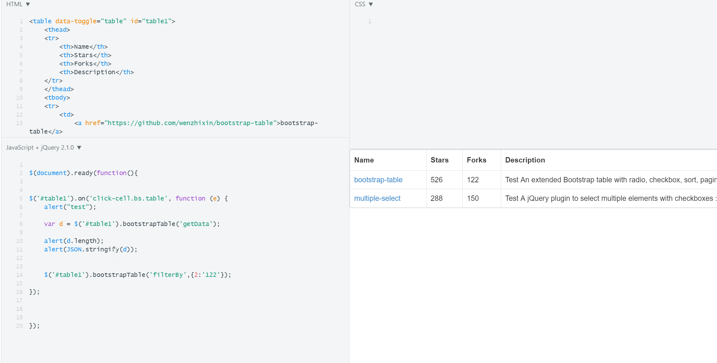 Possible to filter row via html? · Issue #3602 · wenzhixin/bootstrap-table · GitHub